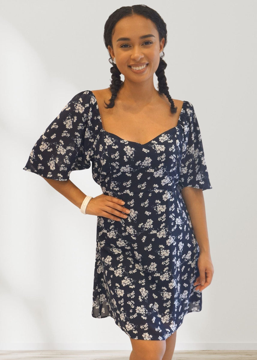 The Summertime Mini - Navy Daisies – NEON STAR
