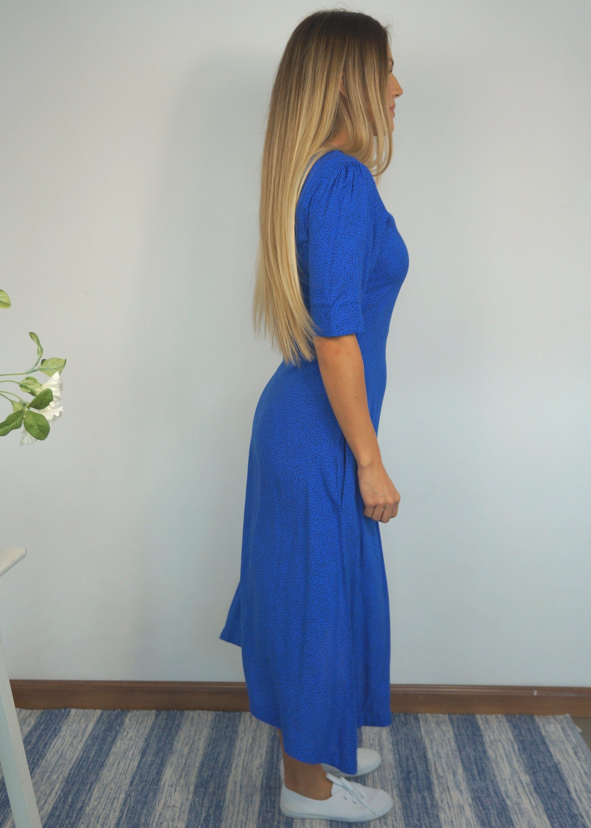 The Pixie Dress - Royal Drops