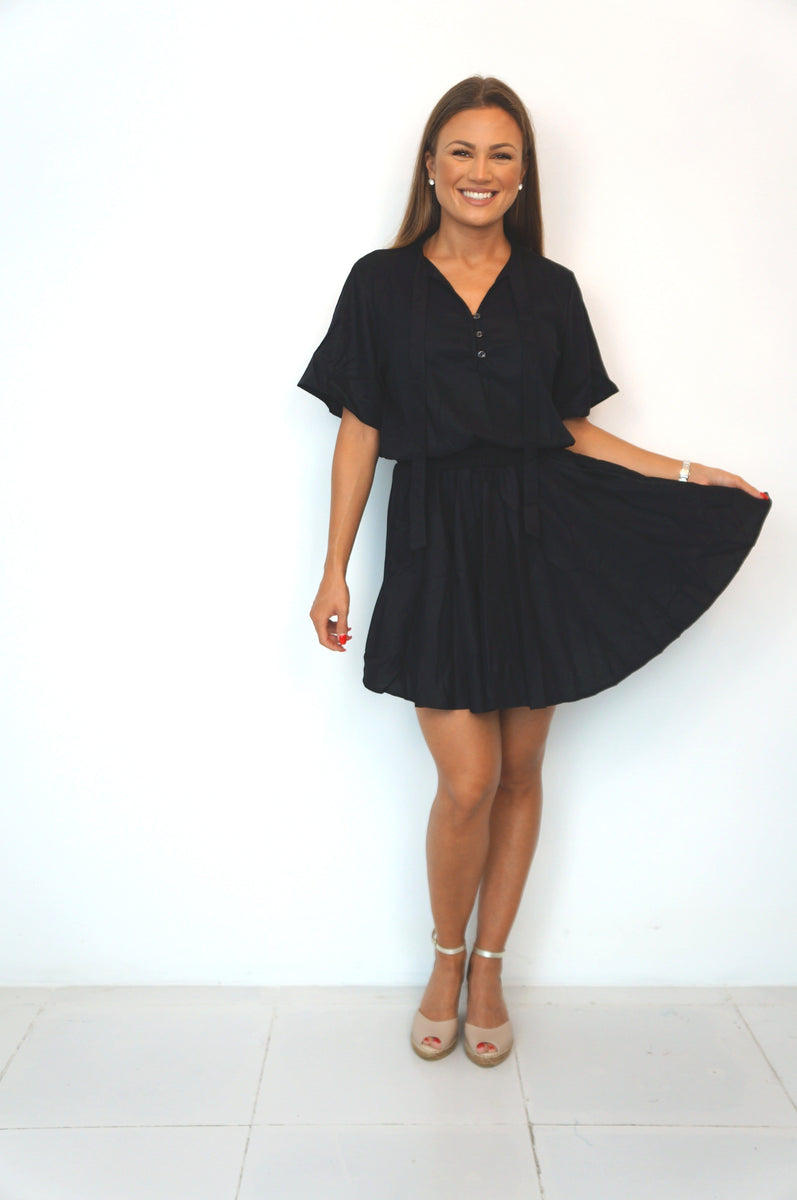 The Leah Dress - Midnight Black – NEON STAR